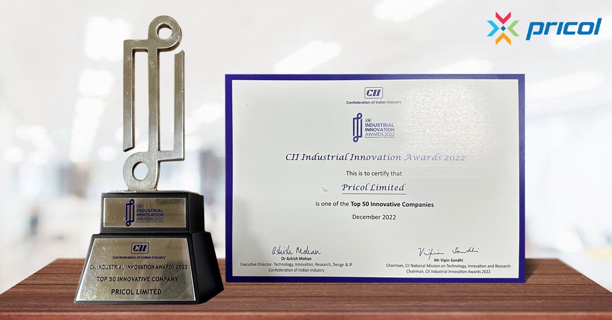 CII Top 50 Innovative Companies Award - Pricol